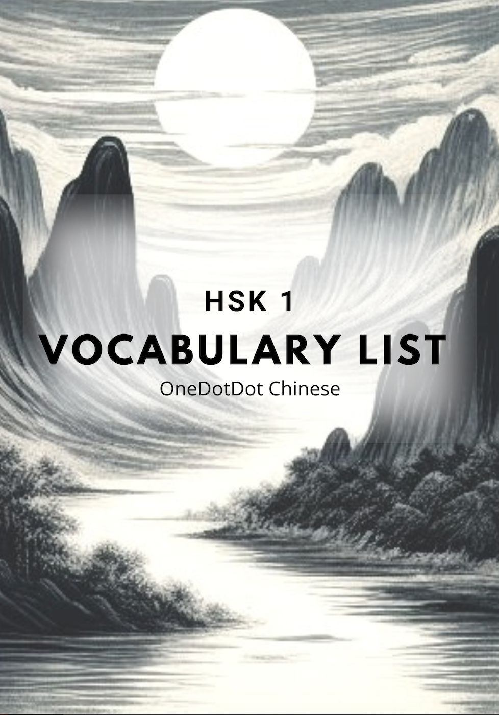 HSK 1 Vocabulary & Workbook - OneDotDot Chinese